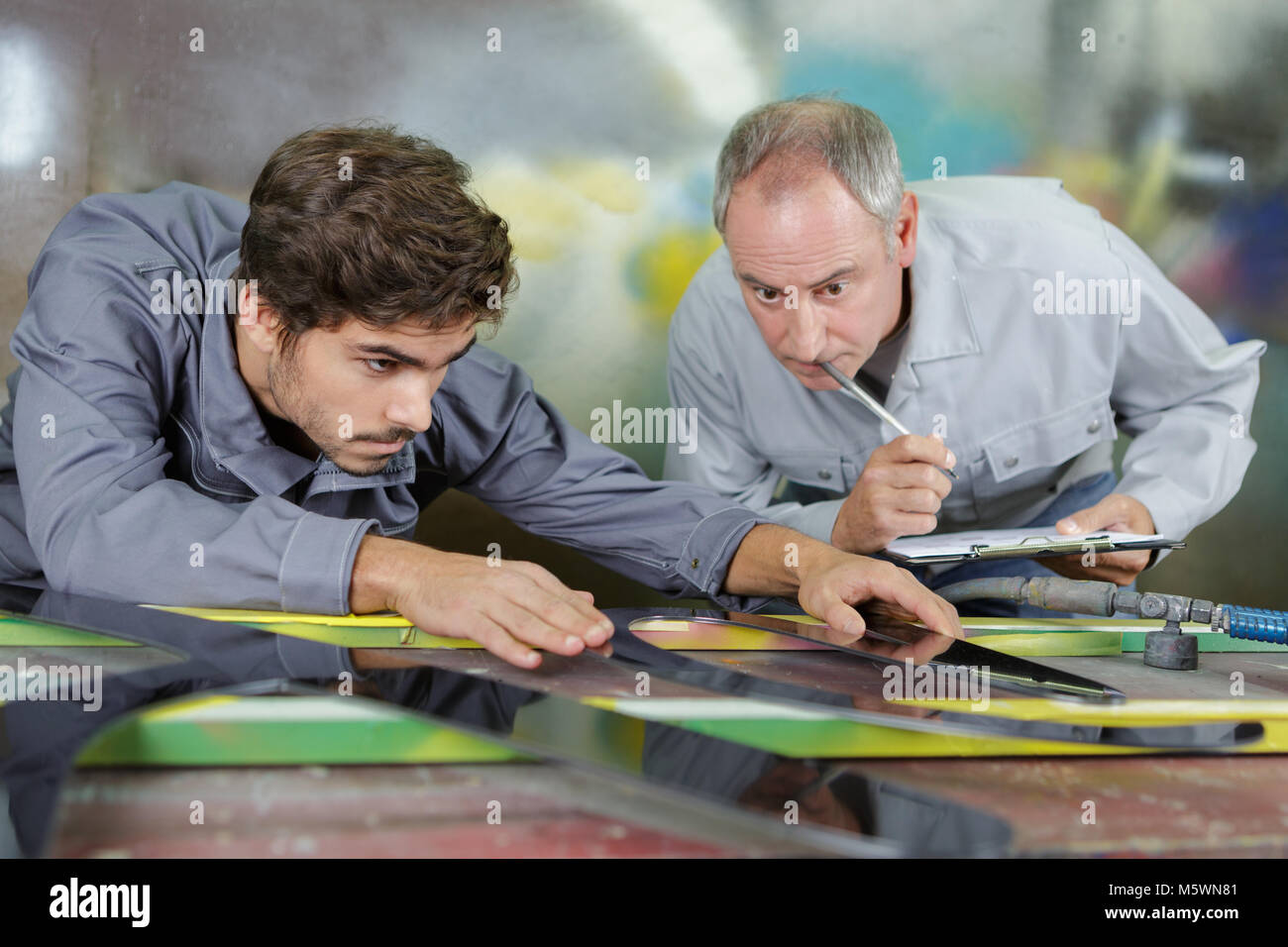 Grading material hi-res stock photography and images - Alamy