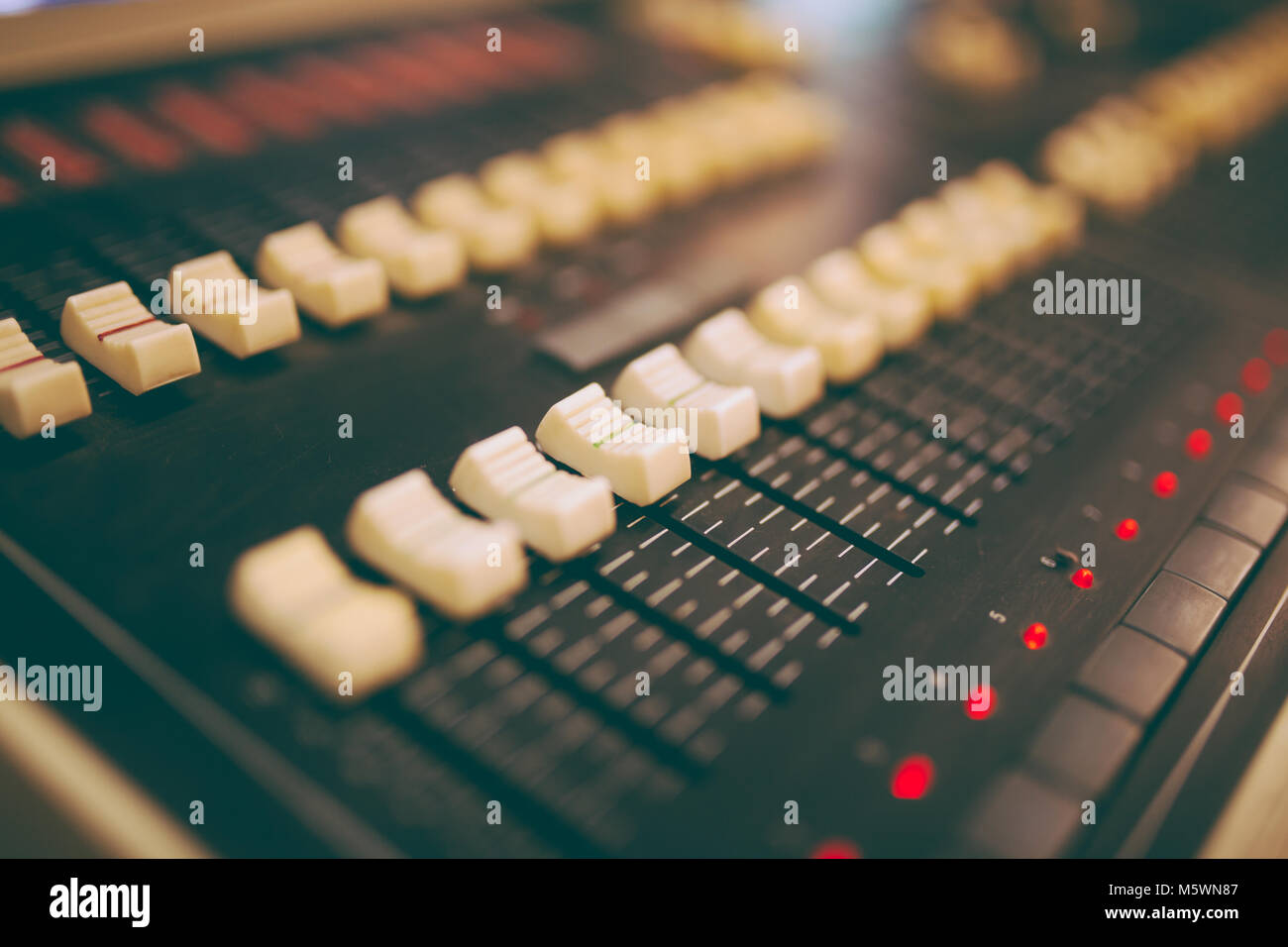 Professional mixers, some retro tone Stock Photo - Alamy