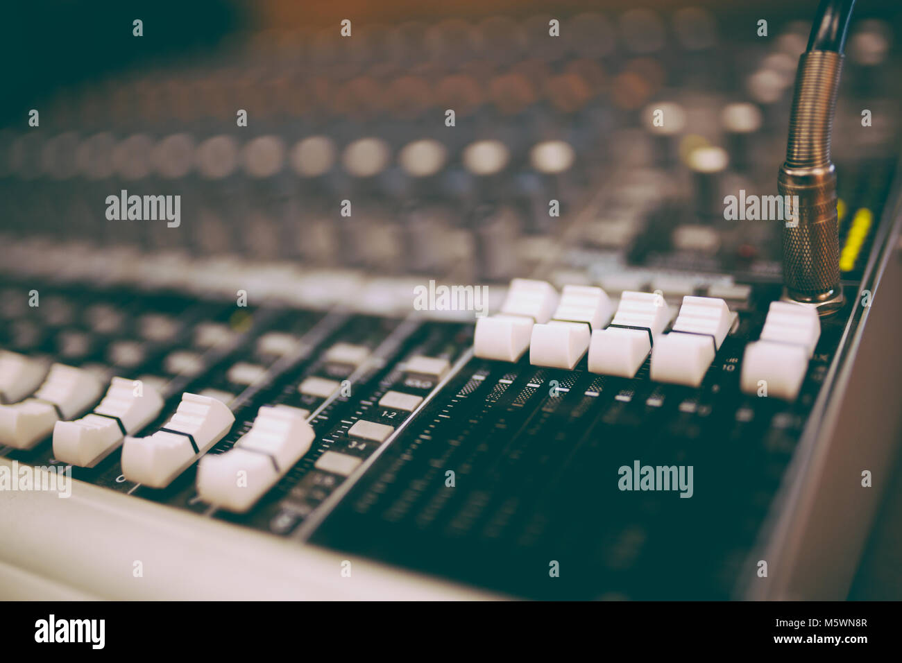 Professional mixers, some retro tone Stock Photo - Alamy