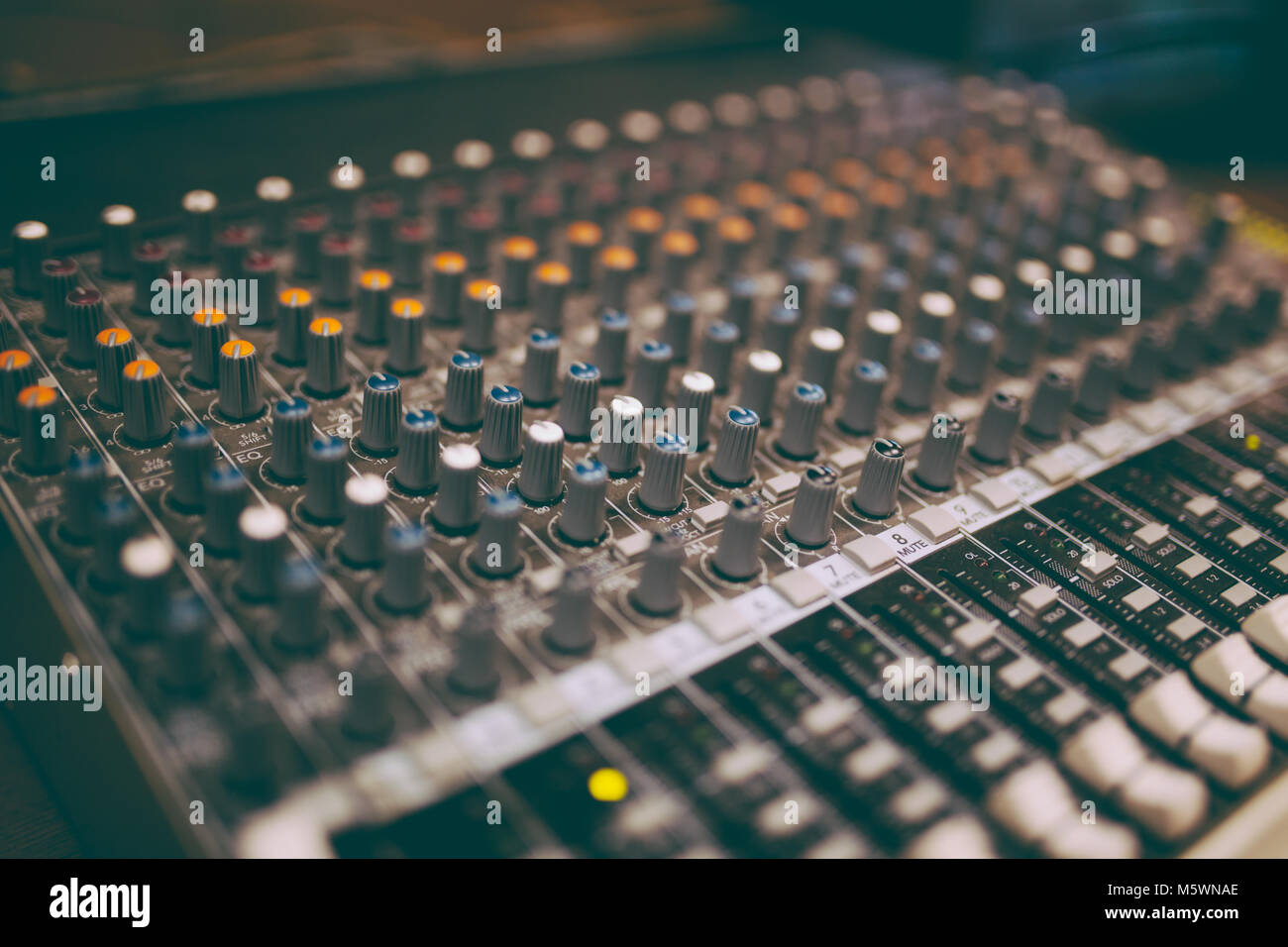 Professional mixers, some retro tone Stock Photo - Alamy