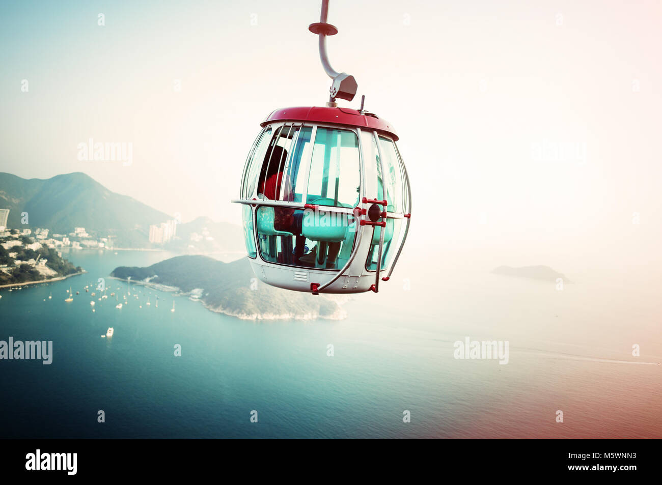 Aerial cable car, Hong Kong Ocean Park Stock Photo - Alamy