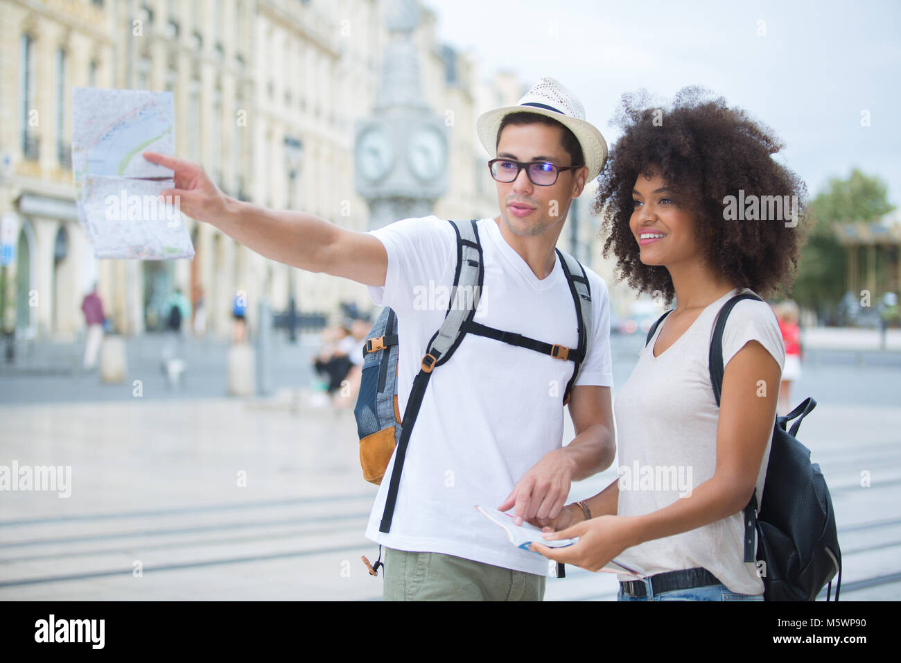 Asking direction hi-res stock photography and images - Alamy