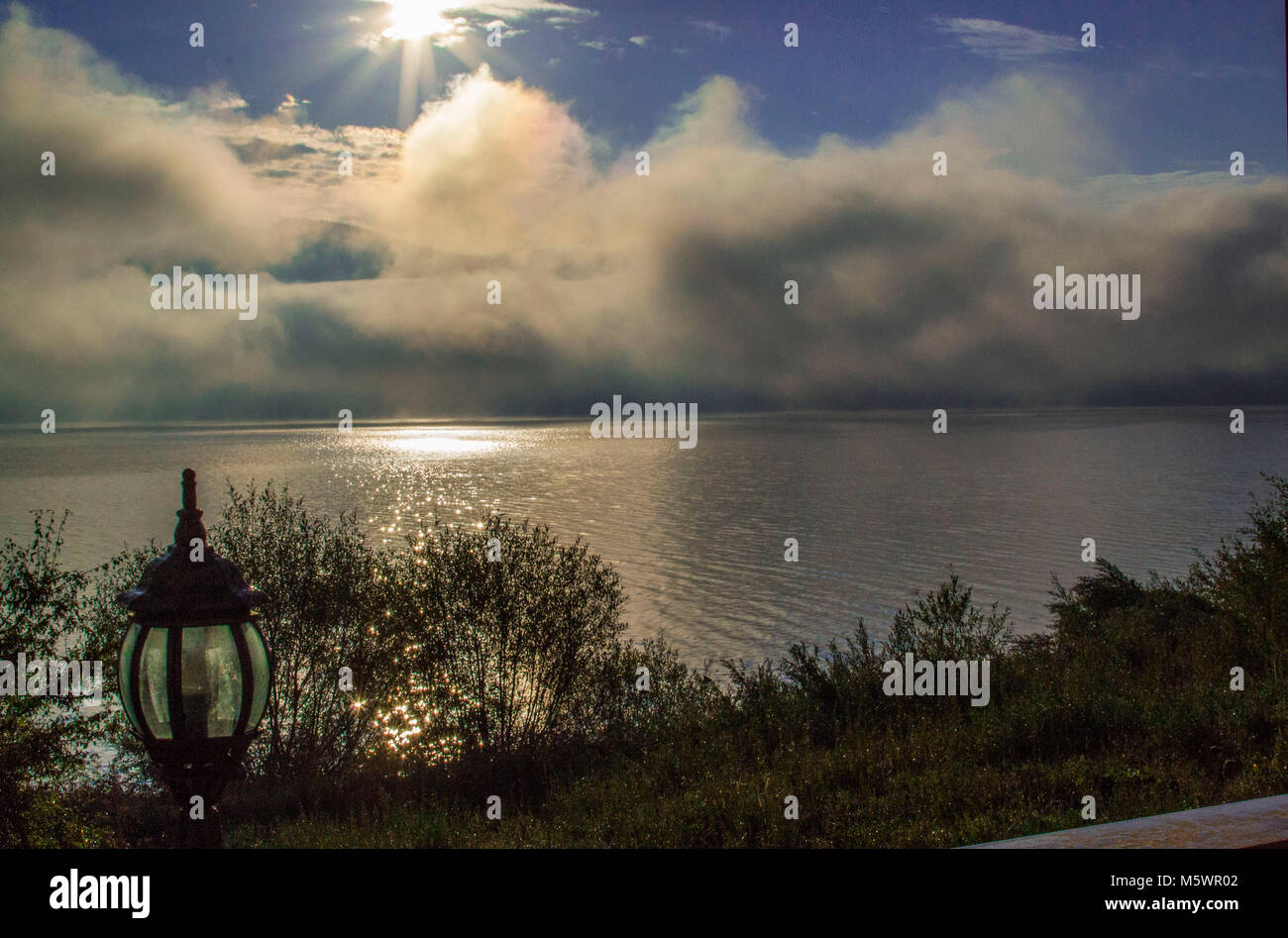 Rhodopi mountain Bulgaria - Dospat lake Stock Photo - Alamy