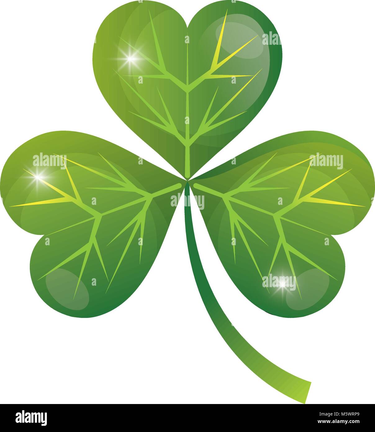 clover plant with nature leaves design Stock Vector Image & Art - Alamy
