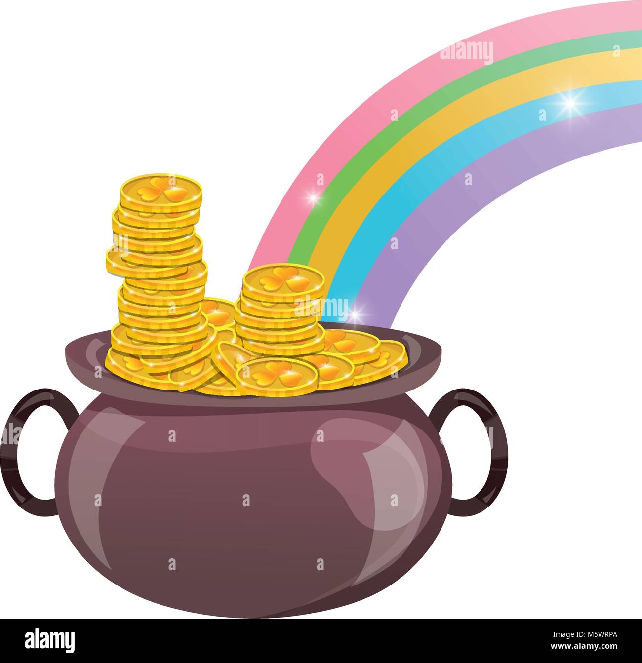 Pot Of Gold Rainbow Stock Photos & Pot Of Gold Rainbow Stock Images - Alamy