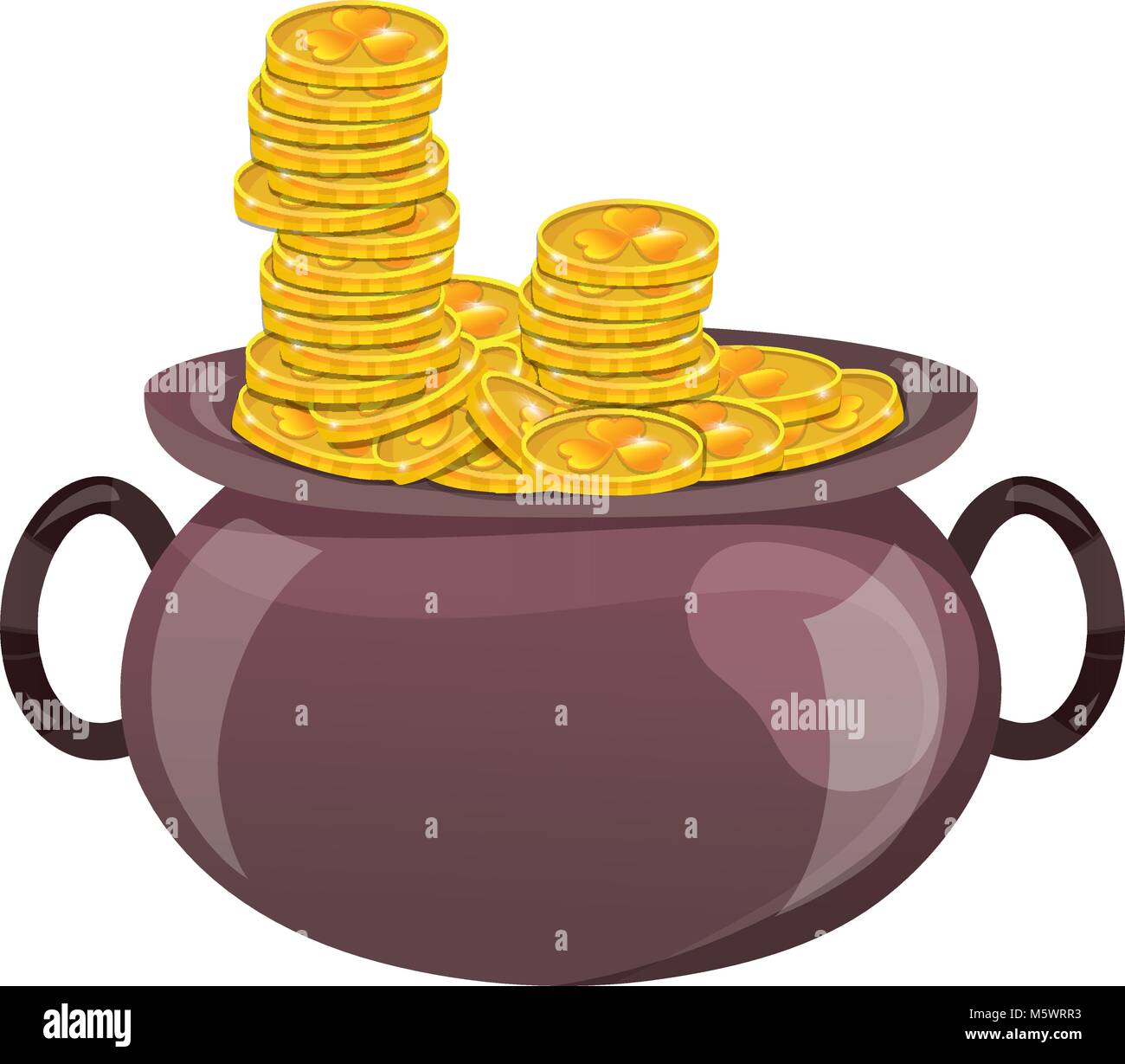 Caldron of gold coins hi-res stock photography and images - Alamy
