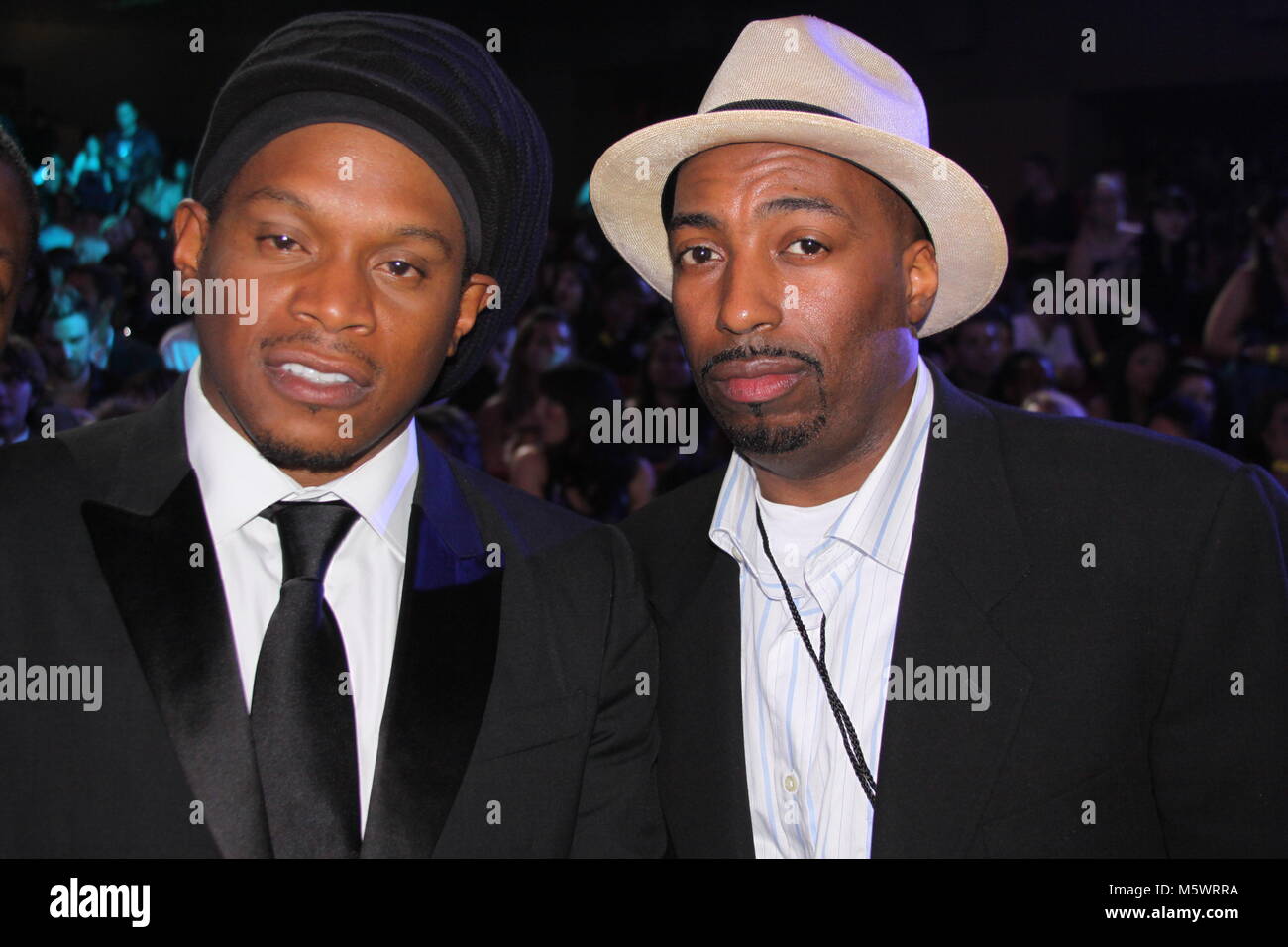 Sway Calloway & Rich Nice attend the MTV Video Music Awards at Radio ...