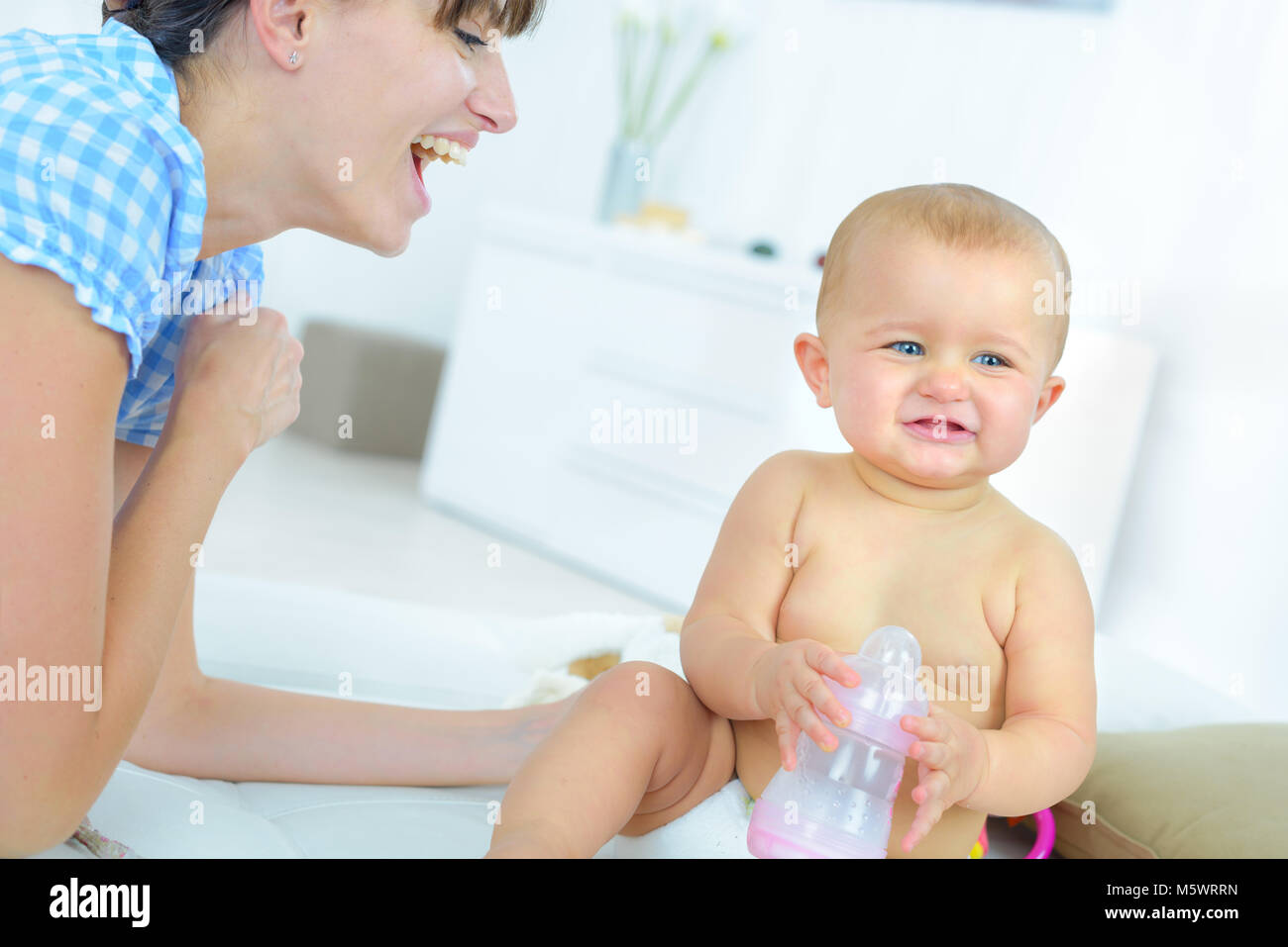 cute baby smiling Stock Photo - Alamy