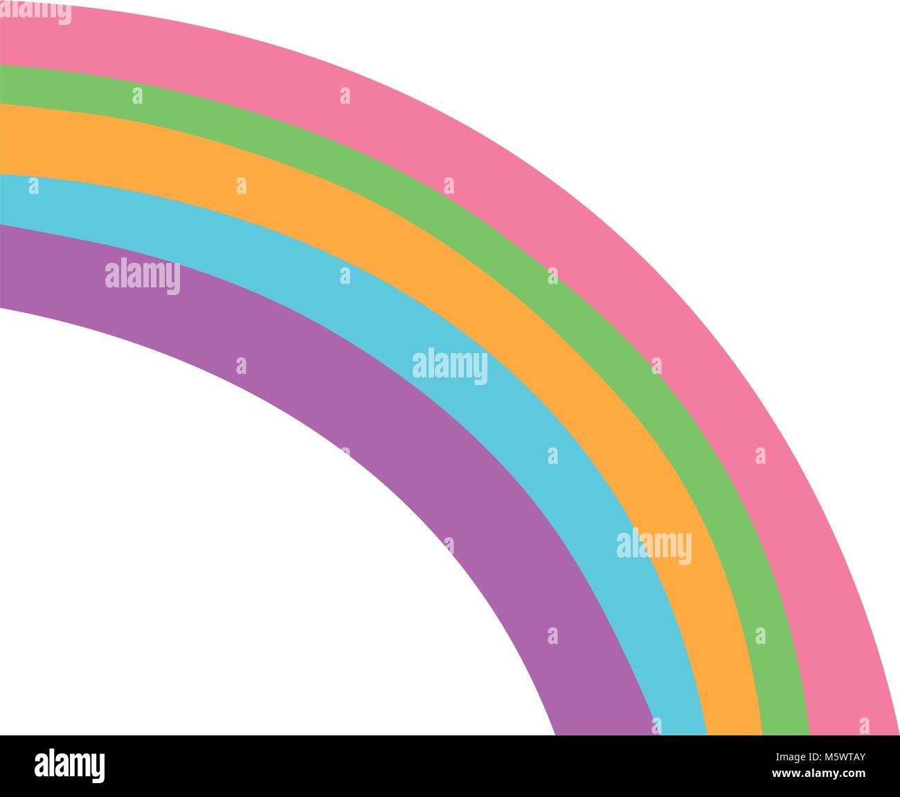 color nice nature rainbow element in the sky Stock Vector Image & Art ...