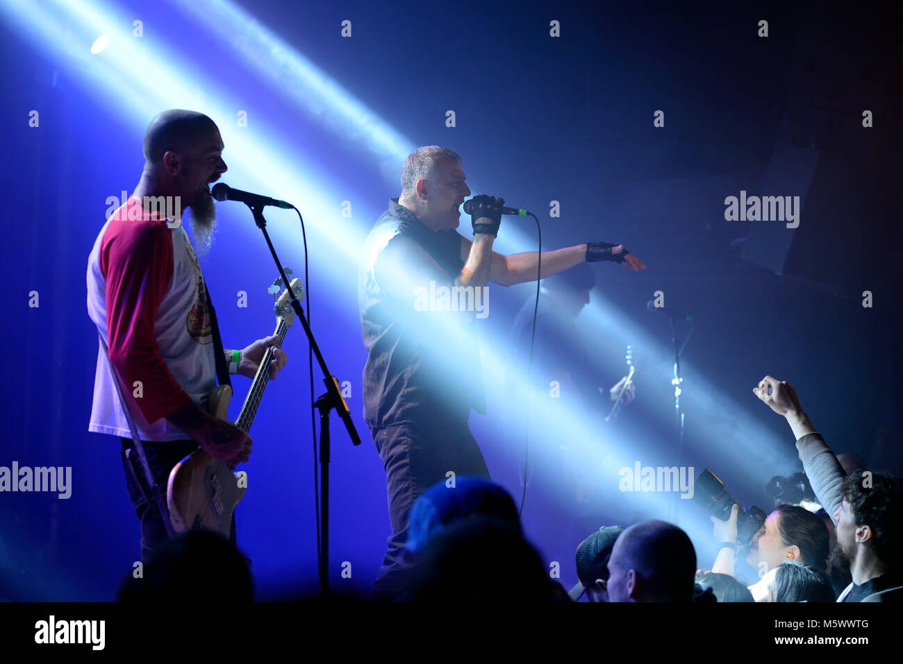 BARCELONA - FEB 15: Dwarves (band) perform in concert at Apolo venue on ...