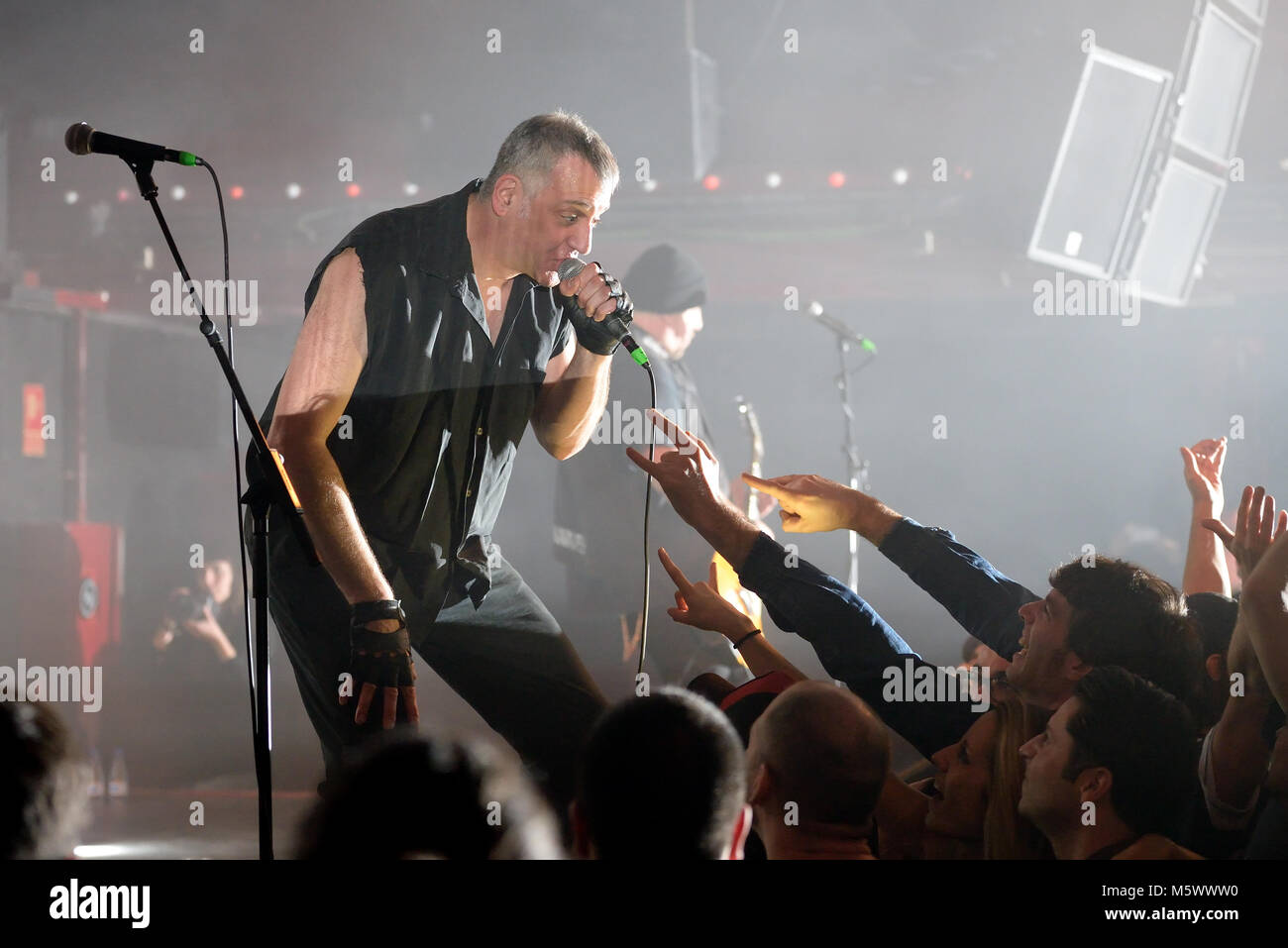 BARCELONA - FEB 15: Dwarves (band) perform in concert at Apolo venue on ...