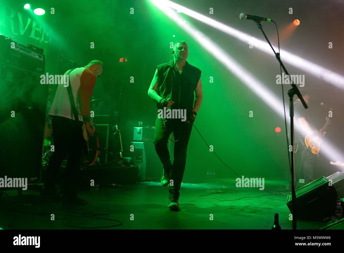 BARCELONA - FEB 15: Dwarves (band) perform in concert at Apolo venue on ...