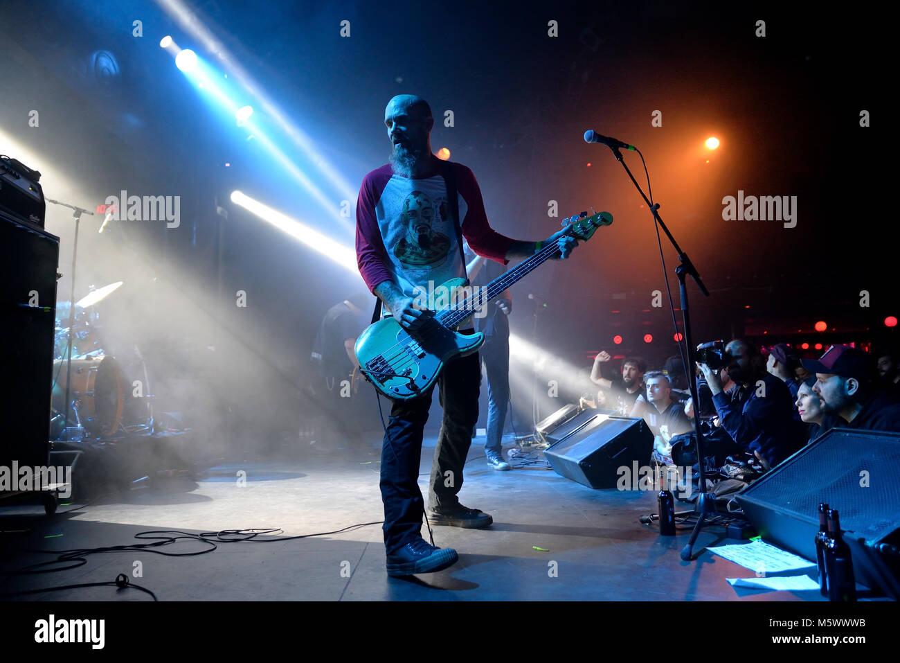 BARCELONA - FEB 15: Dwarves (band) perform in concert at Apolo venue on ...