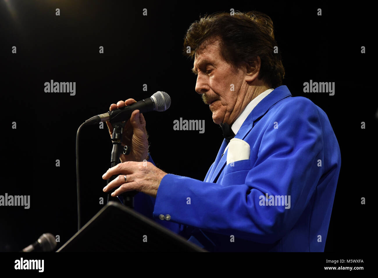 Madrid, Spain. 26th Feb, 2018. The musical director Ray McVay pictured ...