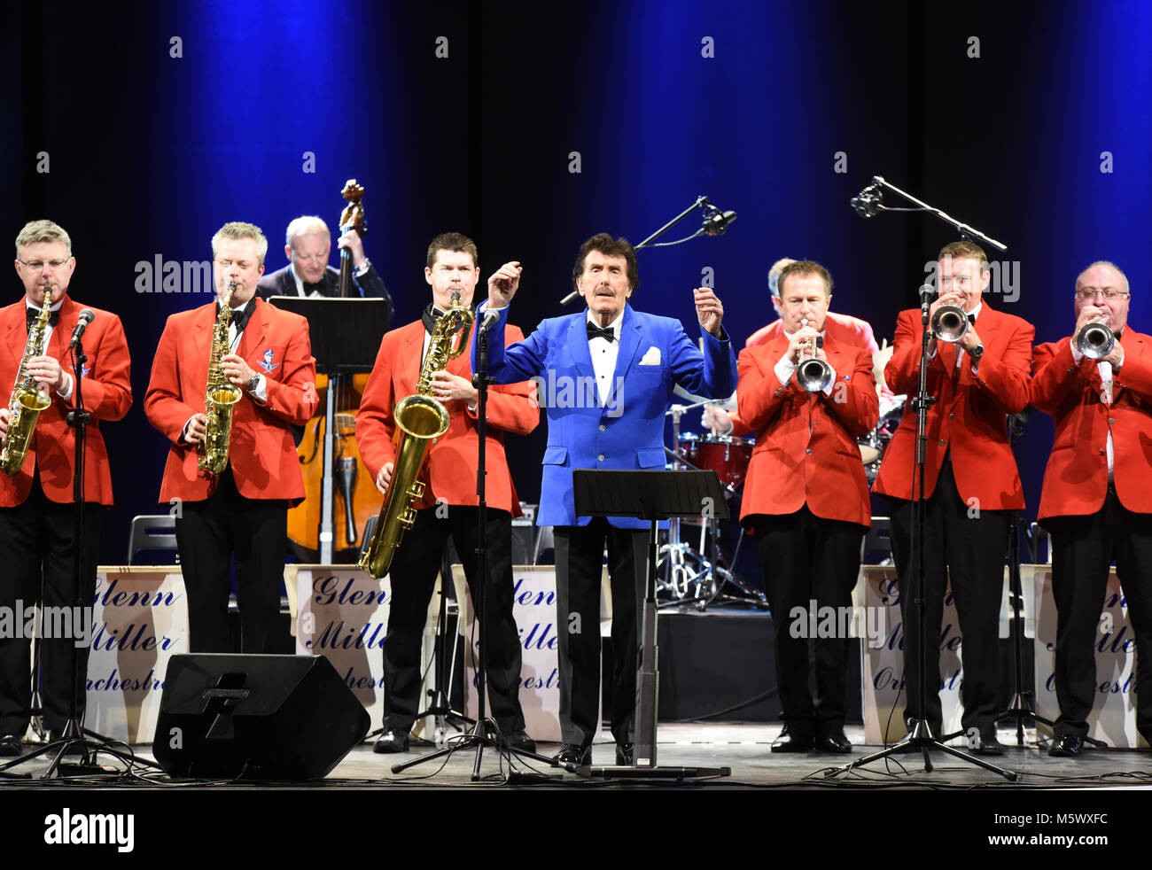 Madrid, Spain. 26th Feb, 2018. The musical director Ray McVay pictured ...