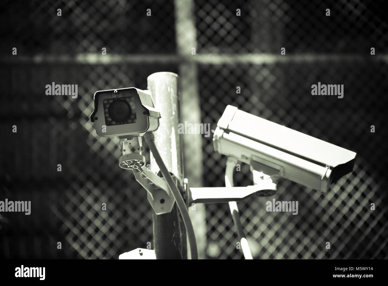 Security camera and urban video, CCTV security camera Stock Photo - Alamy