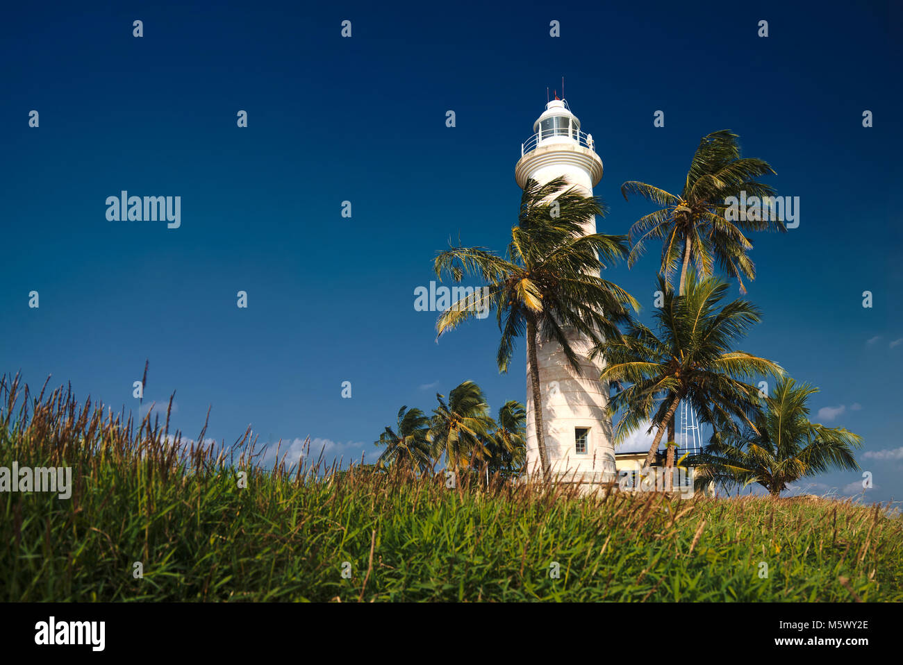 Pointe de Galle Light, the Galle Fort Lighthouse in Galle, Sri Lanka ...