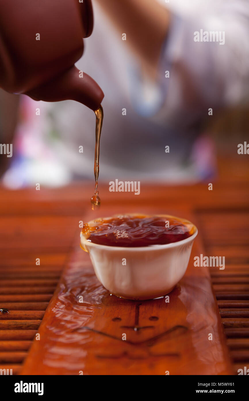 Tea, Yunnan tea Chinese Pu'er Tea Stock Photo - Alamy