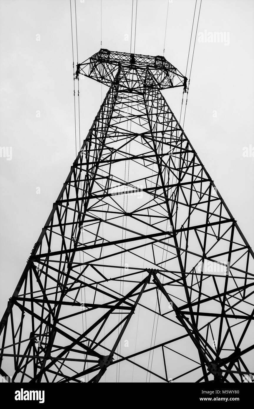 Grid tower Black and White Stock Photos & Images - Alamy