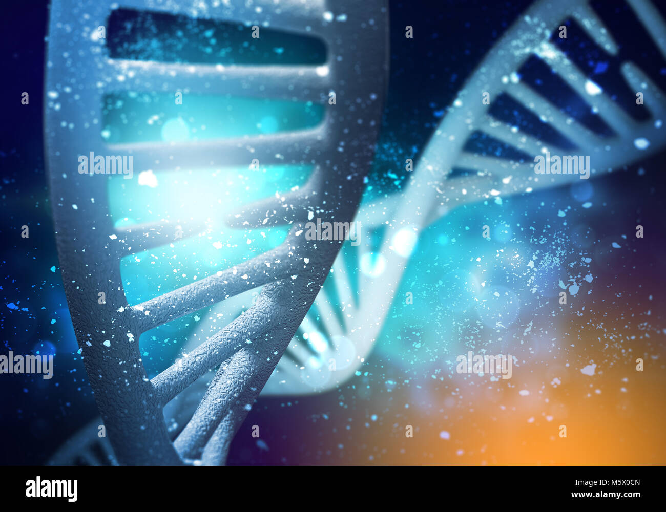 DNA molecules background Stock Photo - Alamy