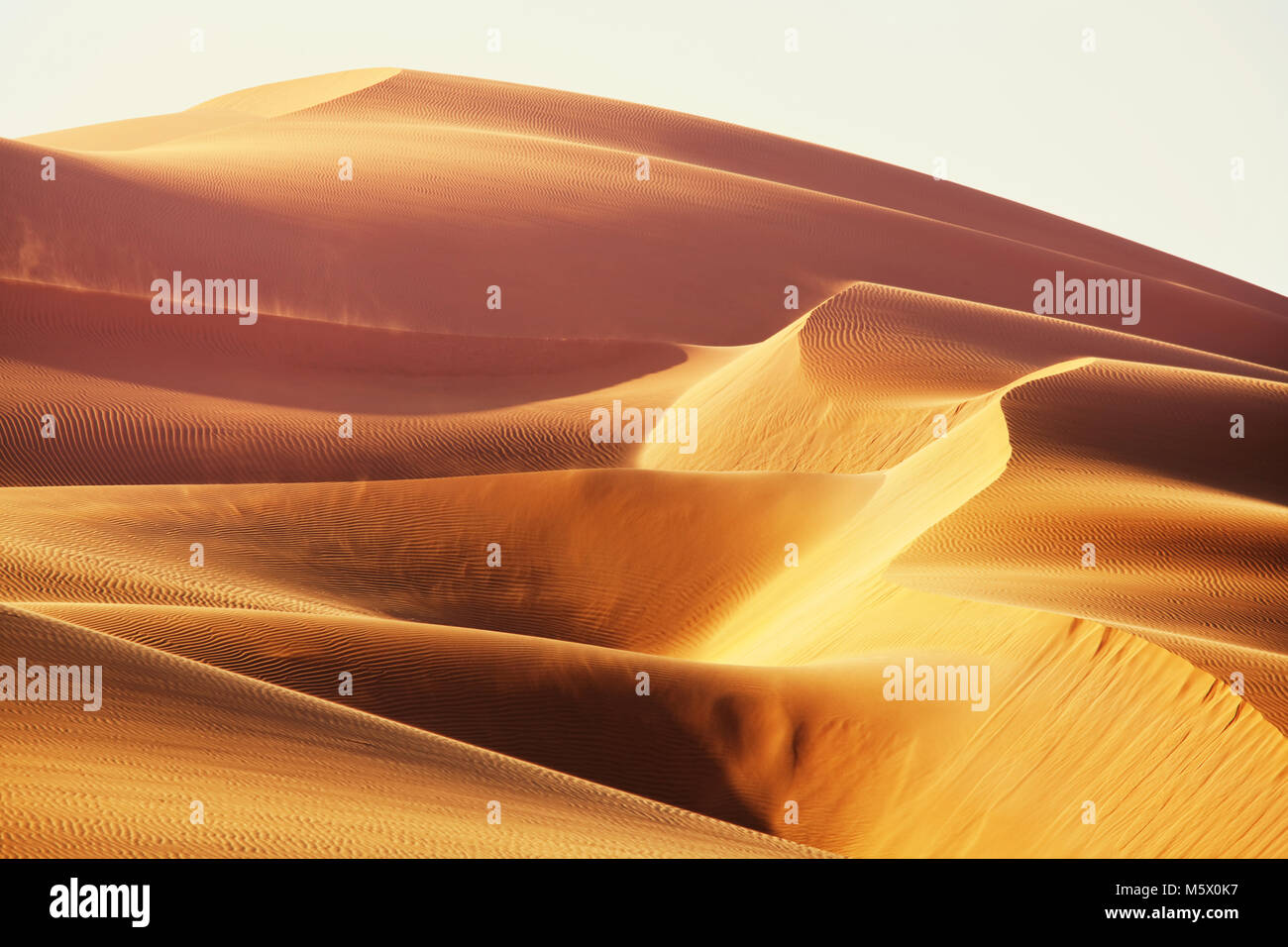 Scenic sand dunes in desert Stock Photo - Alamy
