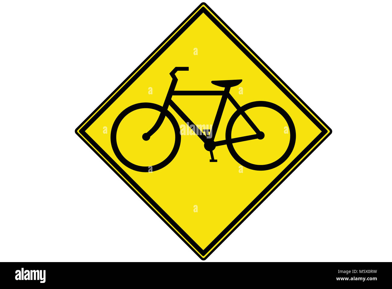 Bicyclist road sign hi-res stock photography and images - Alamy