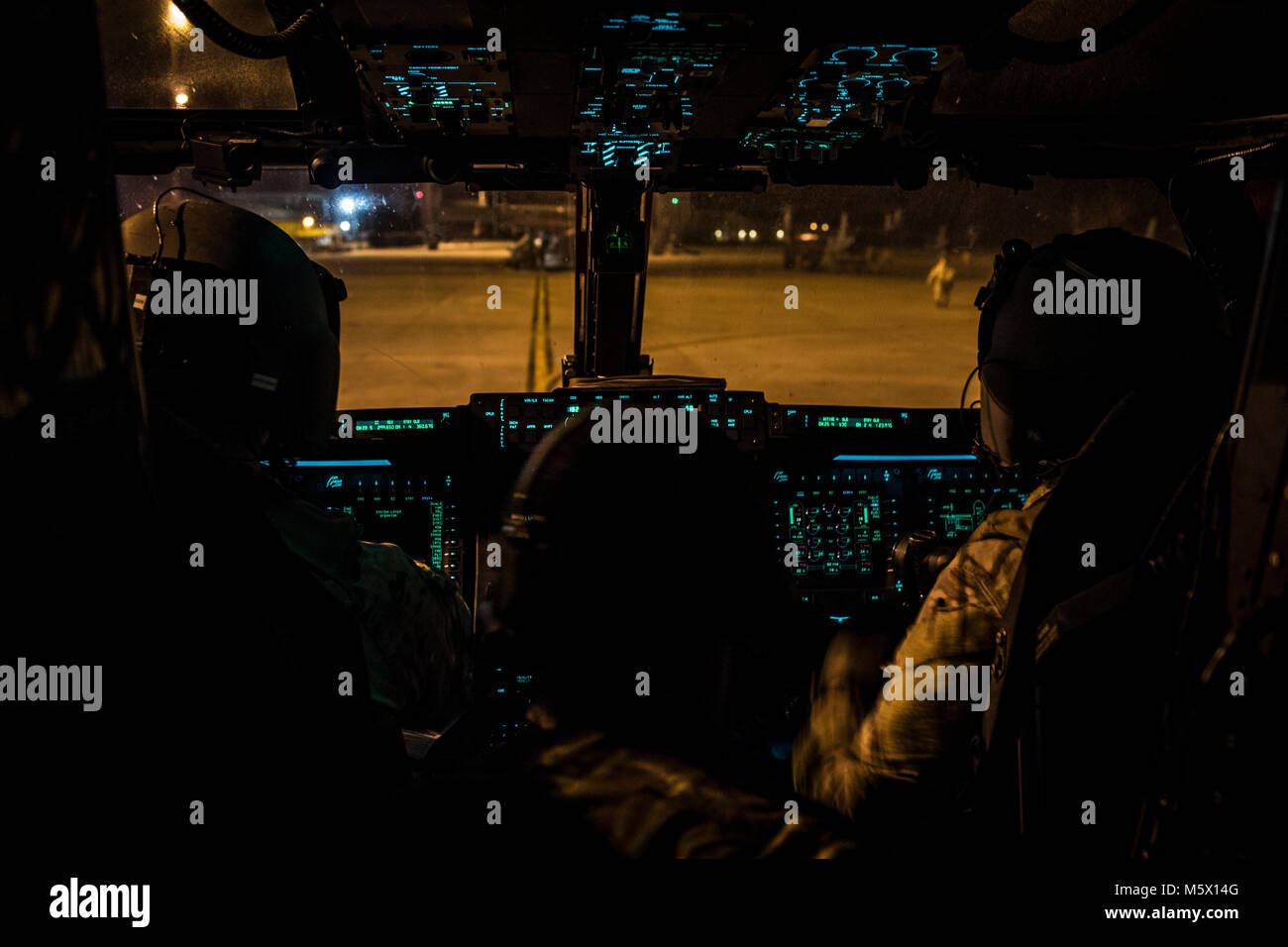 Aircrew members with the 8th Special Operations Squadron conduct pre ...