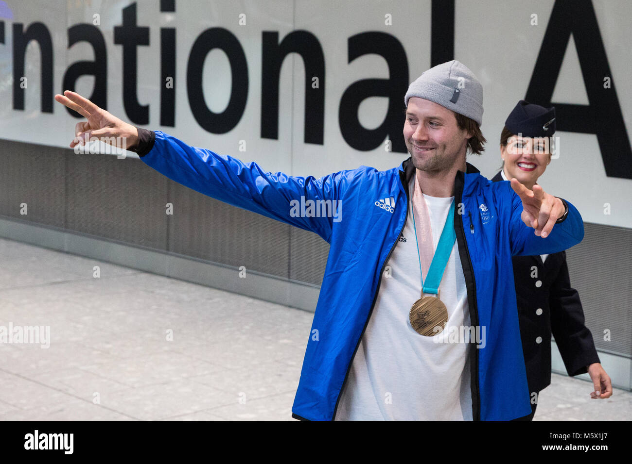 London, UK. 26th February, 2018. Billy Morgan displays his men's Big ...