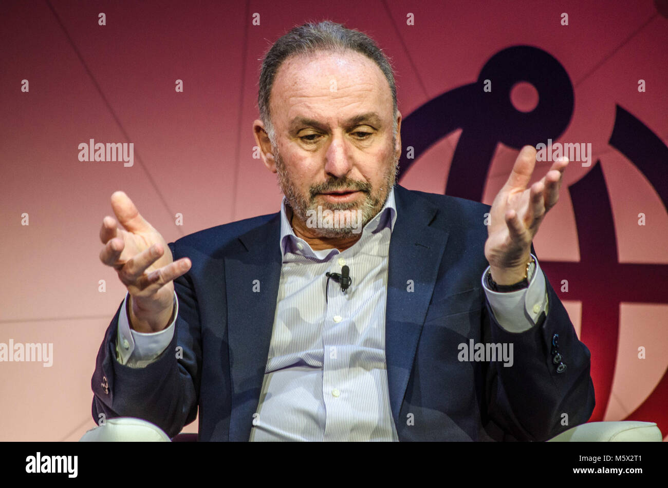 Barcelona, Catalonia, Spain. 26th Feb, 2018. Jeremy Fox, Atrium TV and ...