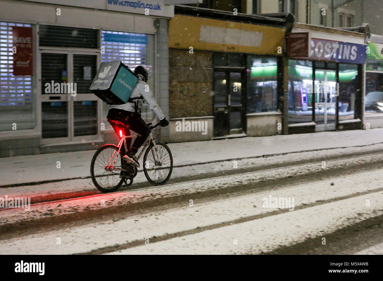 Southend-on-Sea. 26th Feb, 2018. The Beast from the East has arrived ...