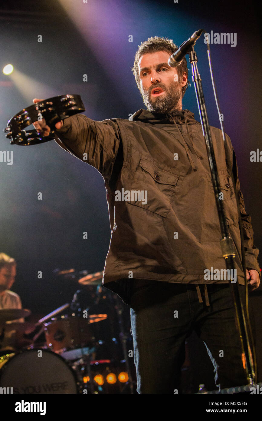 Milan Italy. 26th February 2018. The English singer-songwriter LIAM ...
