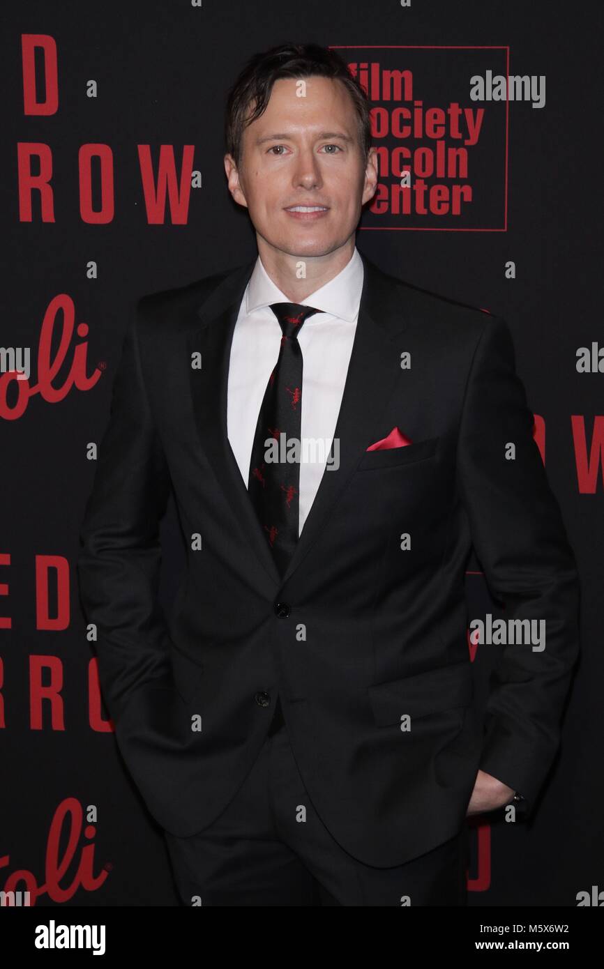 New York, NY, USA. 26th Feb, 2018. Kurt Froman at Red Sparrow US ...