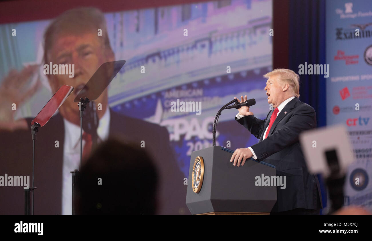 President Donald Trump went off script in a 75 minute speech to a ...