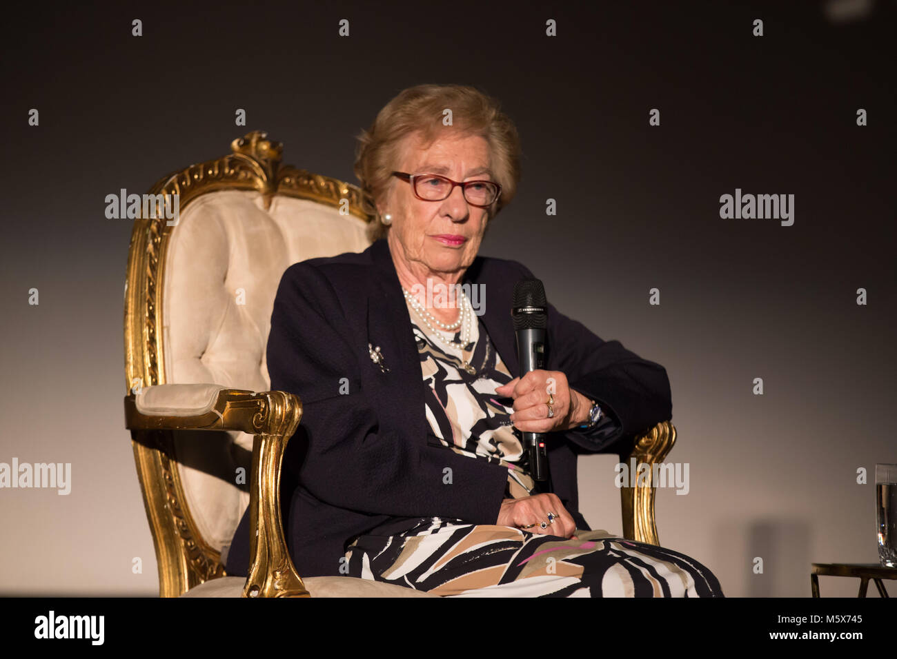 Los Angeles, USA. 25th Feb, 2018. Eva Schloss, holocaust survivor, Anne ...