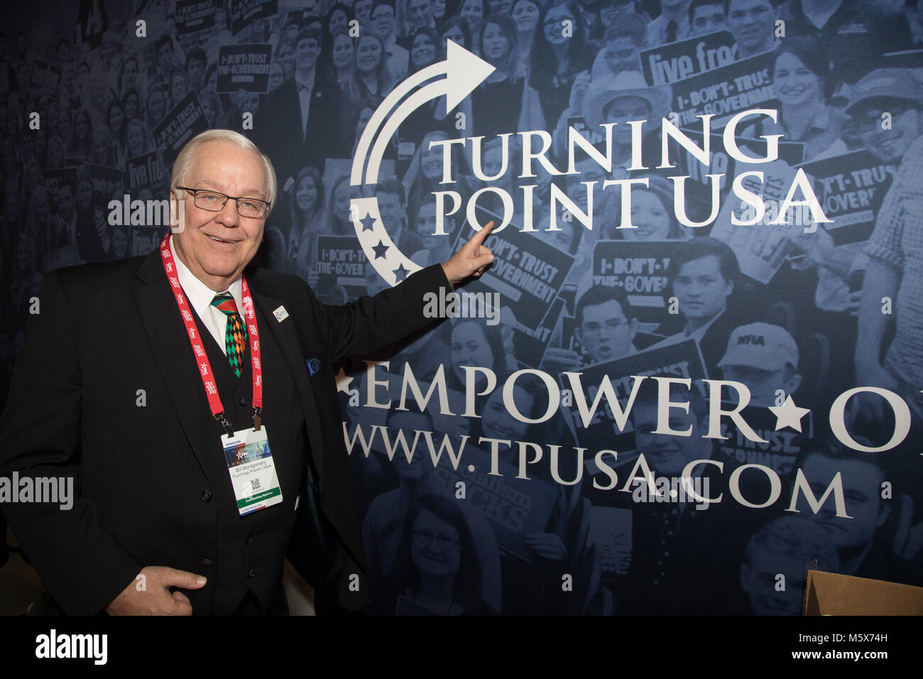 Bill Montgomery, co-founder of Turning Point USA at the 2018 ...