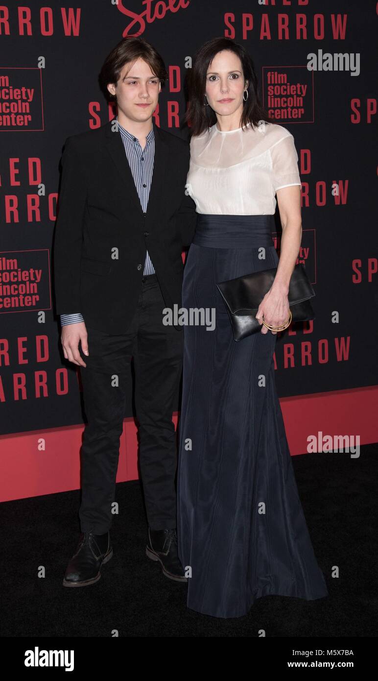 New York, NY, USA. 26th Feb, 2018. William Atticus Parker, Mary-Louise ...