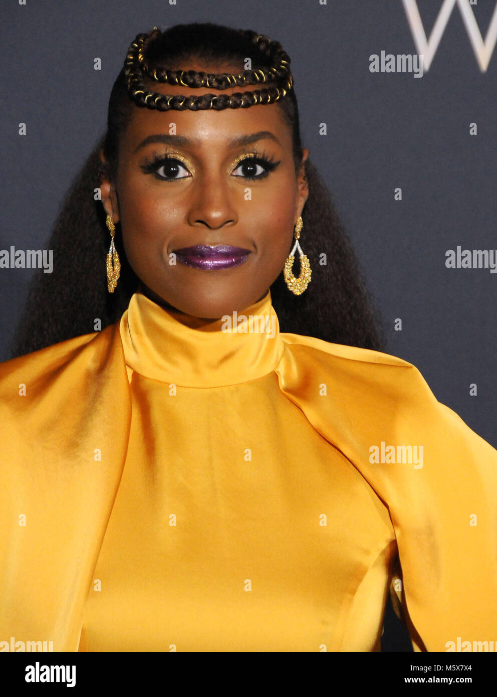 Los Angeles, USA. 26th Feb, 2018. Actress Issa Rae attends the World ...