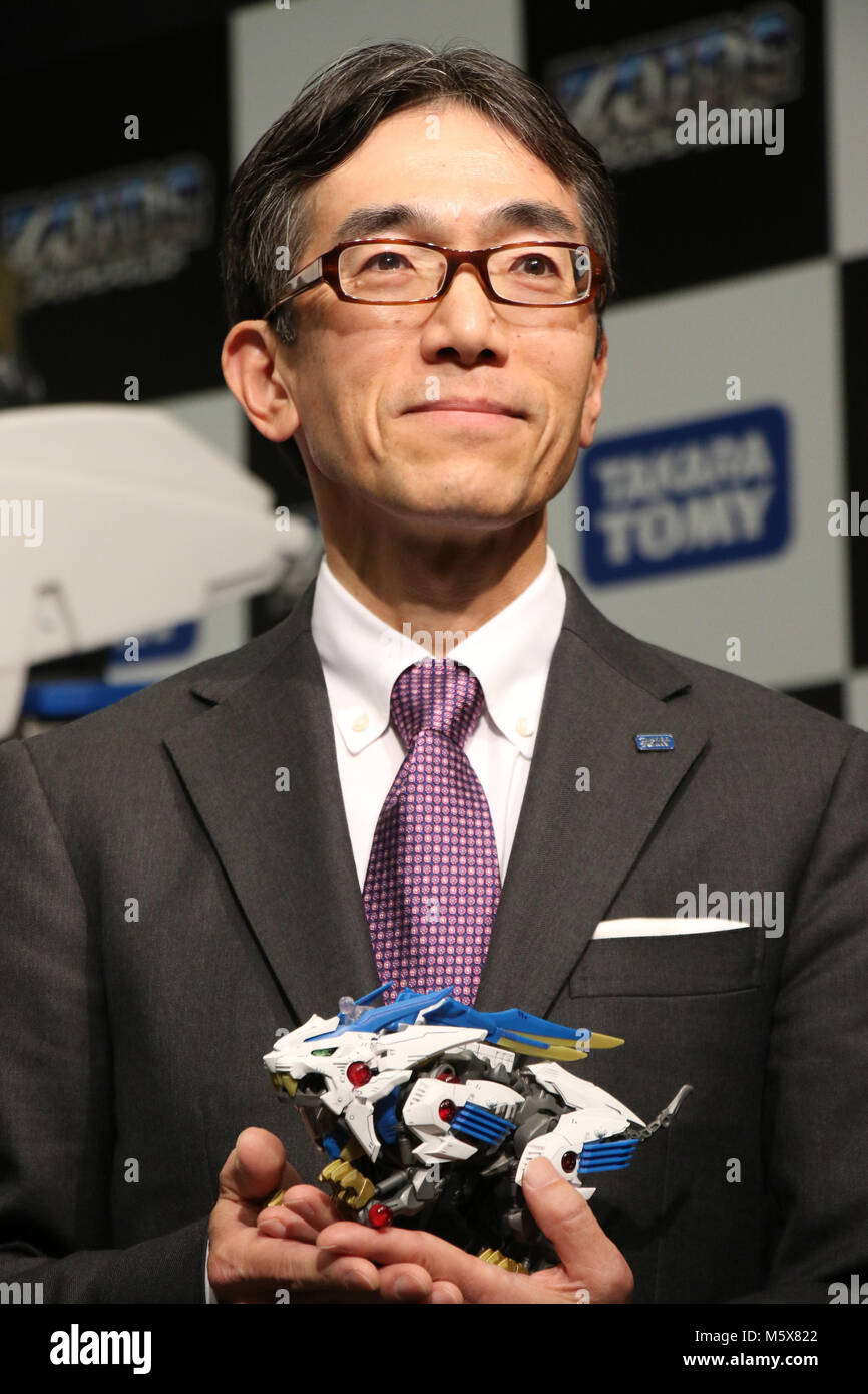 Tokyo, Japan. 27th Feb, 2018. Japan's toy giant Tomy new president ...