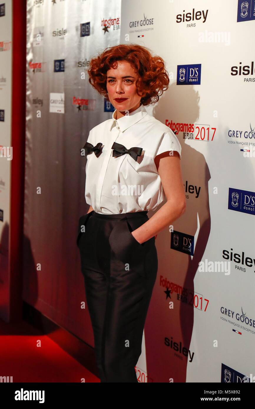 Patricia Lopez attends the 'Fotogramas de Plata' awards at Joy Slava ...