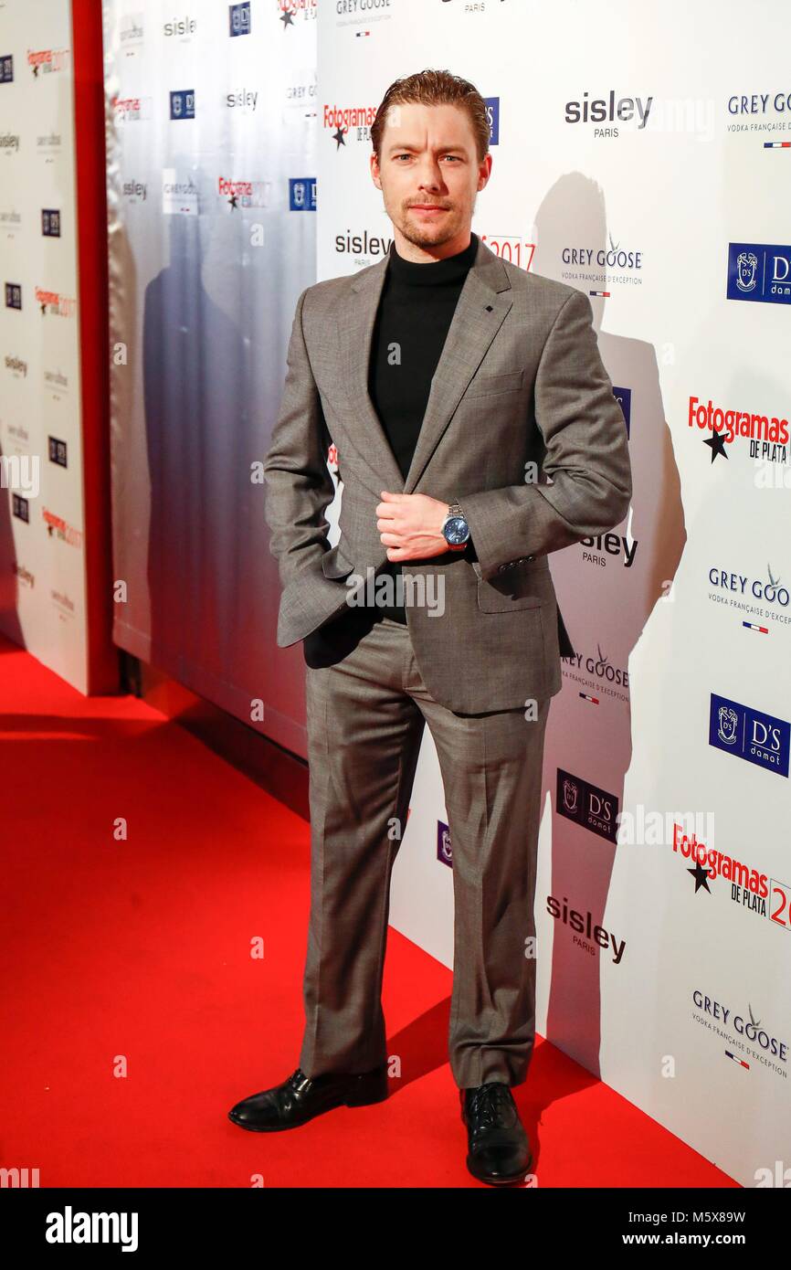 Jan Cornet attends the 'Fotogramas de Plata' awards at Joy Slava disco ...