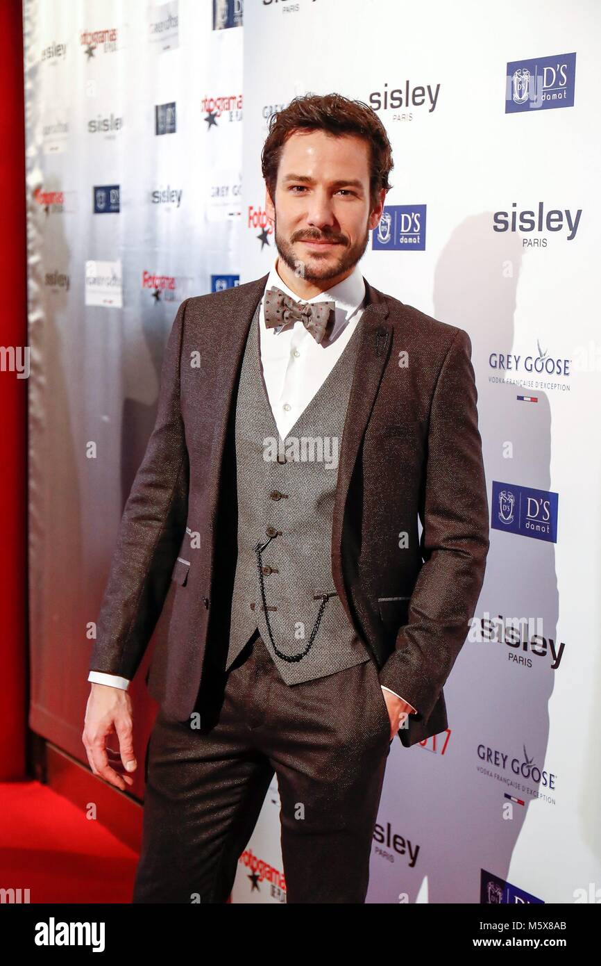 Alejandro Albarracin attends the 'Fotogramas de Plata' awards at Joy Slava disco on February 26 ...