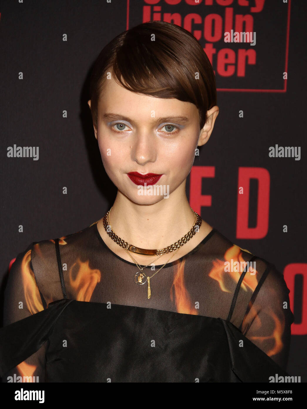 New York City, New York, USA. 26th Feb, 2018. Actress SASHA FROLOVA ...