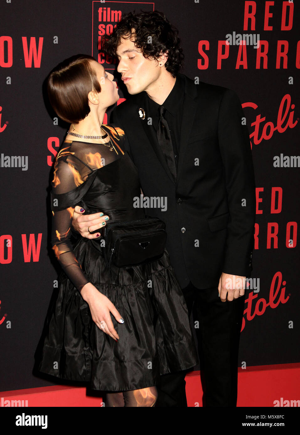New York City, New York, USA. 26th Feb, 2018. Actress SASHA FROLOVA and ...