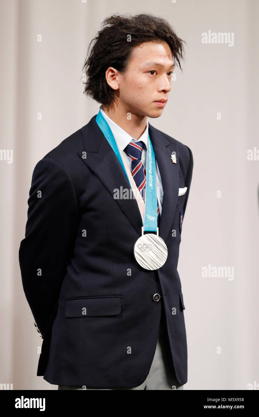 Tokyo, Japan. 27th Feb, 2018. Ayumu Hirano (JPN), February 27, 2018 : Pyeongchang 2018 Winter ...