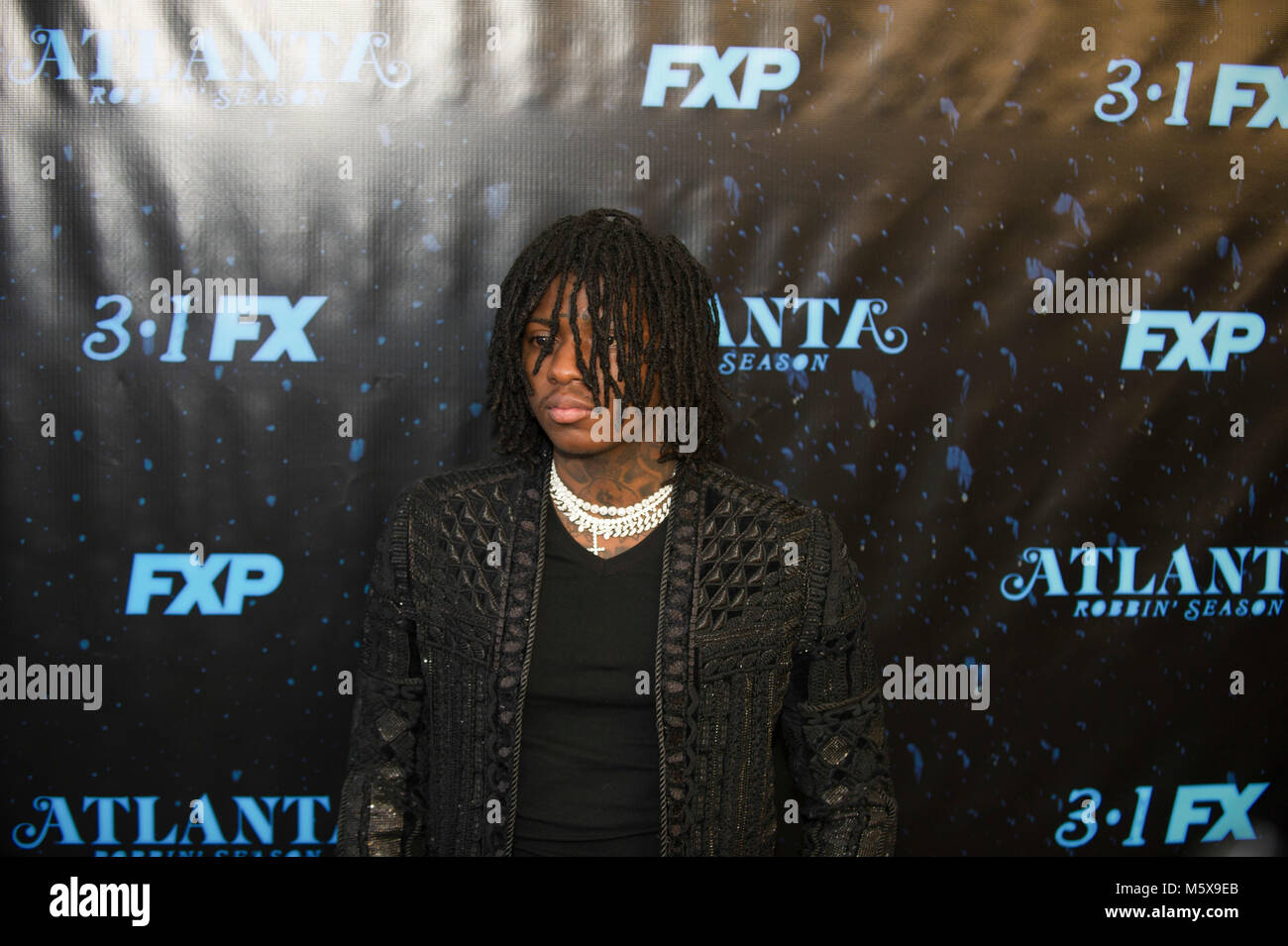 Atlanta, USA. 26th Feb, 2018. Recording artist Saaheem Valdery attends ...