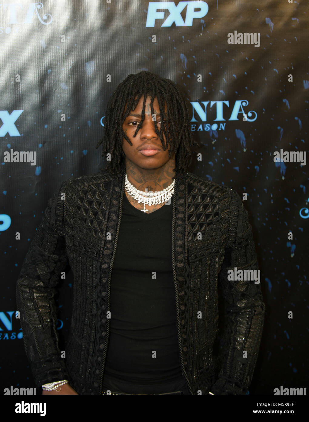 Atlanta, USA. 26th Feb, 2018. Recording artist Saaheem Valdery attends ...