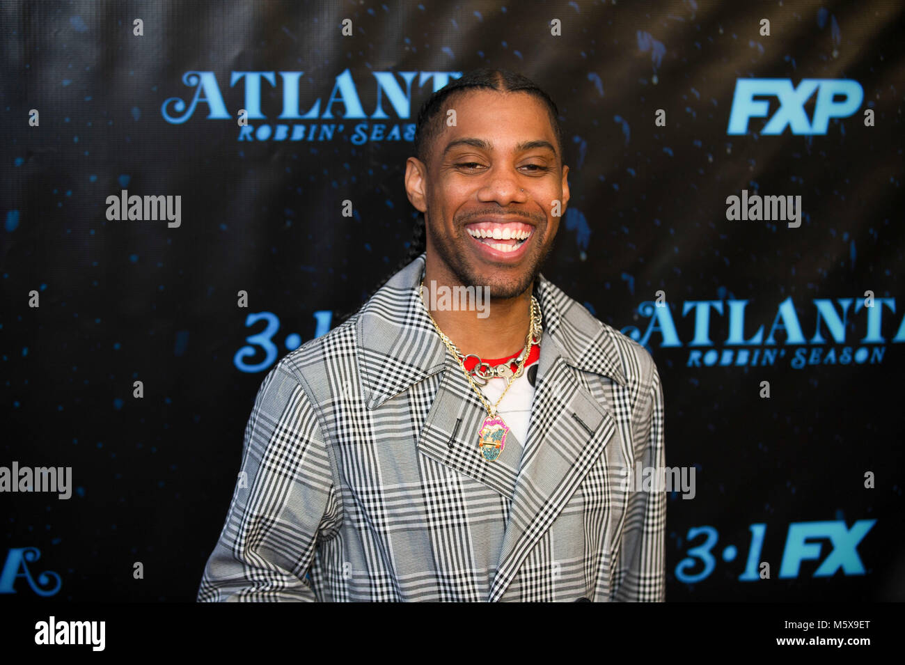 Atlanta, USA. 26th Feb, 2018. Reese Laflare attends 'Atlanta Robbin ...