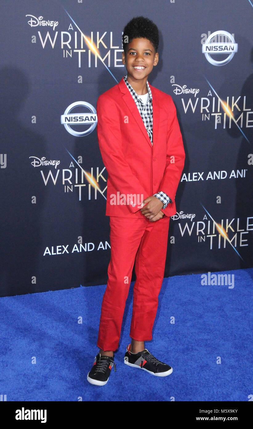 Los Angeles, USA. 26th Feb, 2018. Actor JD McCrary attends the World ...