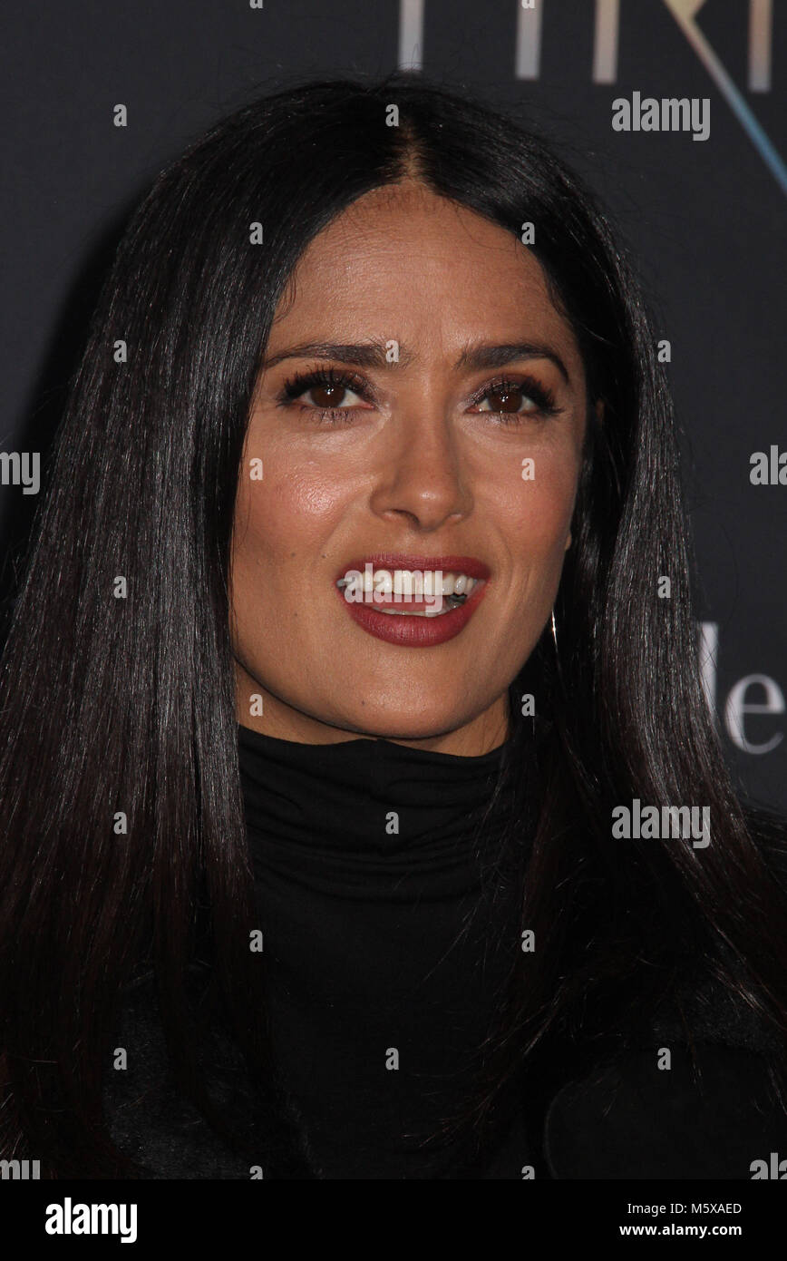 Los Angeles, USA. 26th Feb, 2018. Salma Hayek 02/26/2018 The World ...