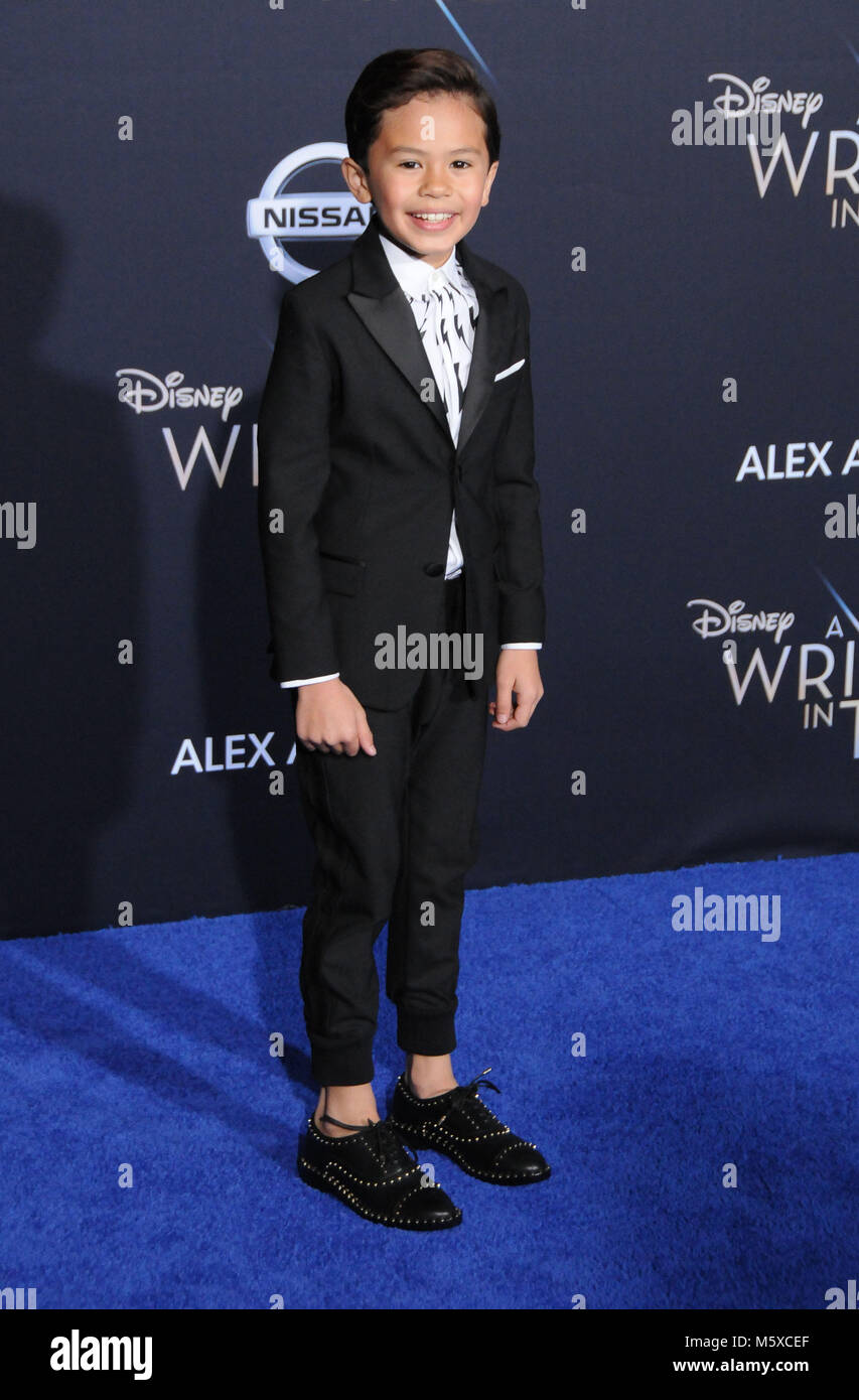 Los Angeles, USA. 26th Feb, 2018. Actor Deric McCabe attends the World ...